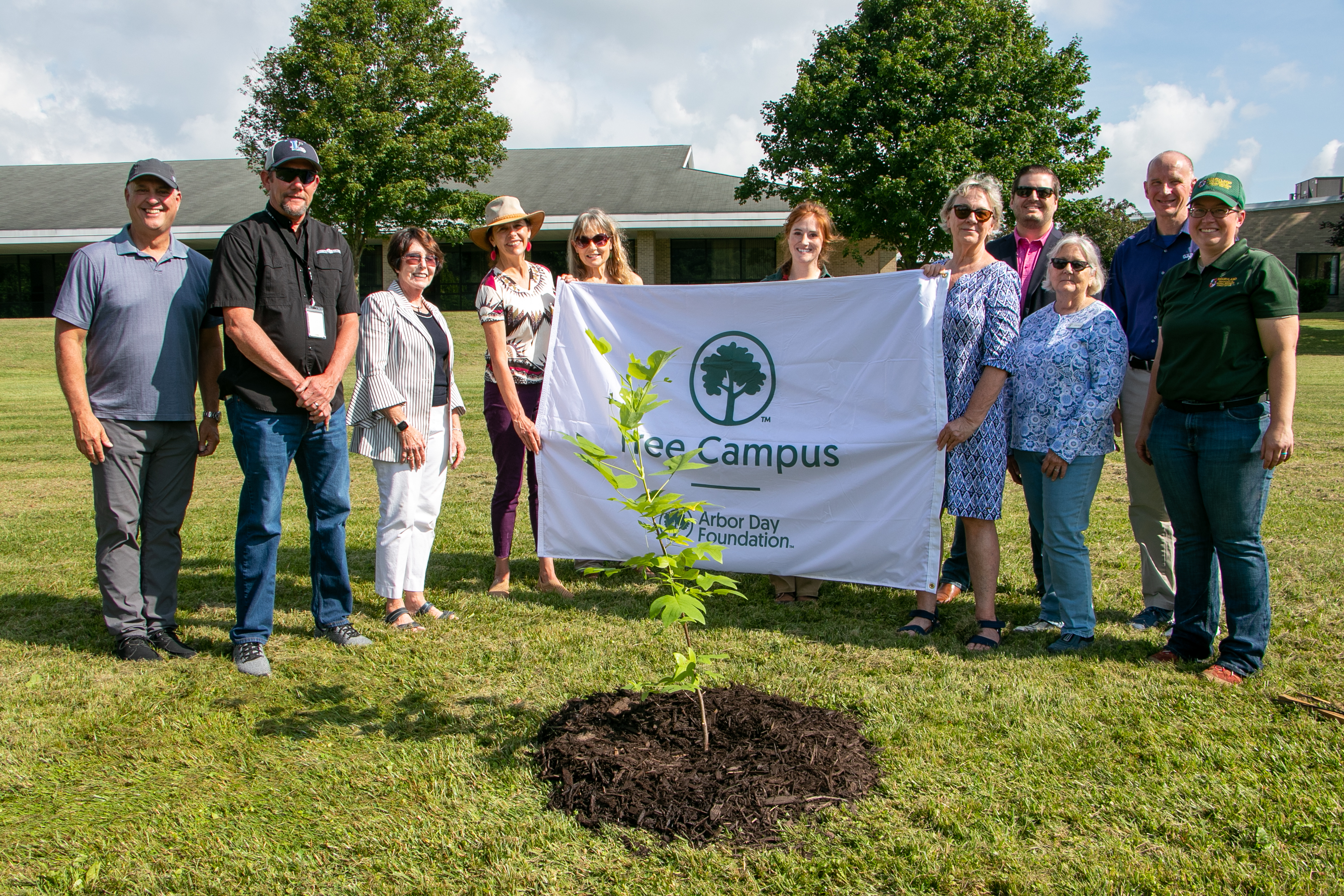 News Liberty Tree Wye Oak Seedlings Planted At College - Garrett College